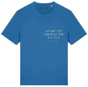 BOUTIQUE KAOTIQUE Loose Fit Organic Cotton Tee