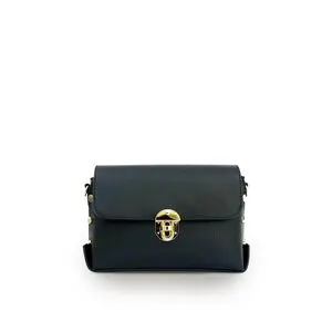 APATCHY LONDON Leather Crossbody Bag - Black