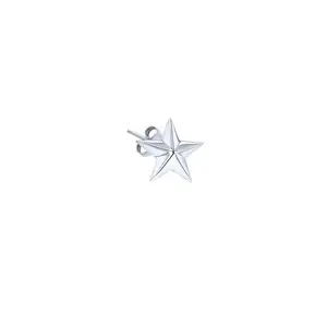 TRUE ROCKS Sterling Star Stud Earring - Silver