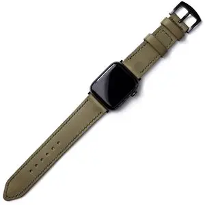 ROARCRAFT Vegtan Leather Apple Watch Strap - Green