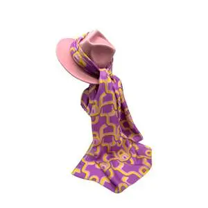 JULIA CLANCEY Fifi Scarf Fedora - Purple