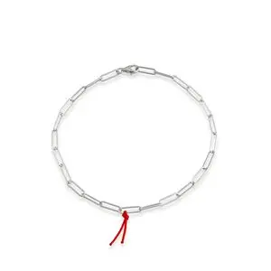 THE PHEIA Paperclip Chain Anklet - Silver
