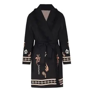 Loveist Store Sidi Knit Long Cardigan - Black