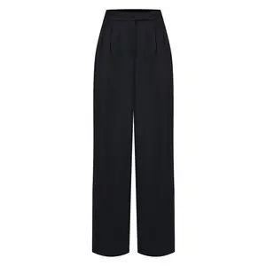 MAVLO Satin Wide-leg Pants