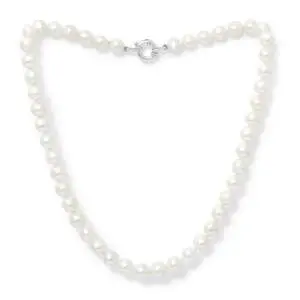 PEARLS OF THE ORIENT ONLINE Gratia Cultured Freshwater Pearl Necklace - White