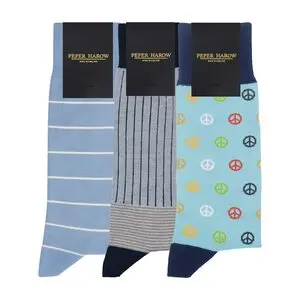 PEPER HAROW - MADE IN ENGLAND Socks Bundle - Blue