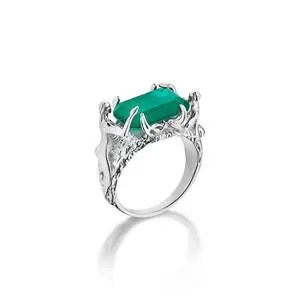 STEFAN TIRON Marée Silva Limited Edition Ring - Silver