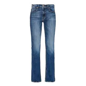 NOEND Grace Mid Rise Flare Jeans - Blue