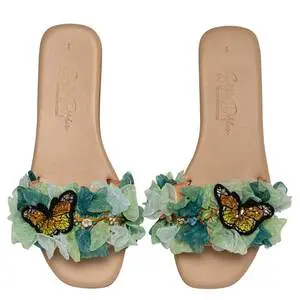 Women's Blue Butterfly Shoes