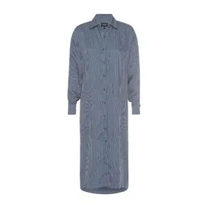 LAHIVE Genevive Striped Shirt Dress