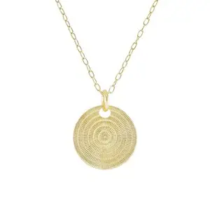 MARCIA MORAN Dulce Coin Pendant Necklace - Gold