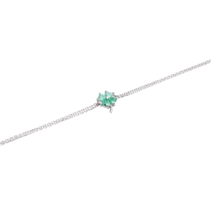 SPERO LONDON Sterling Clover Chain Bracelet - Silver