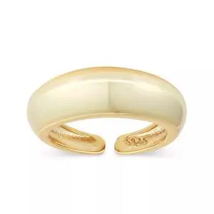 ELK & BLOOM 18k Plated Dome Ring - Gold