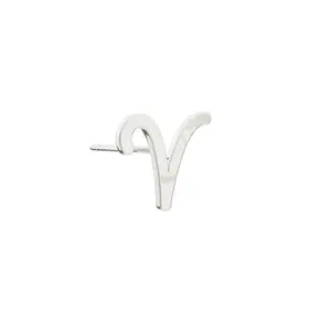 TOOLALLY Alphabet Stud Earring - Silver