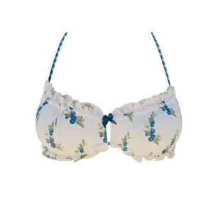 IVY SWIMWEAR Berry Pie Bikini Top - Blue