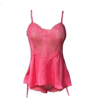 CAROL COELHO Guava A-line Babydoll Set - Pink