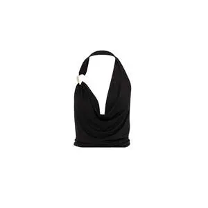 NAZLI CEREN Franca Jersey Blouse