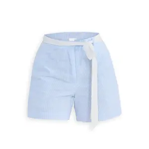 REISTOR Striped Regular Fit Shorts With Belt