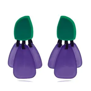 MICHAEL NASH JEWELRY Patrizia Resin Drop Earrings - Green