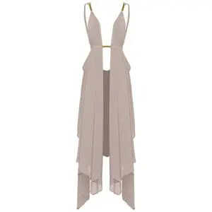 ANTONINIAS Neutrals Clementine Beach Cover-up - Beige