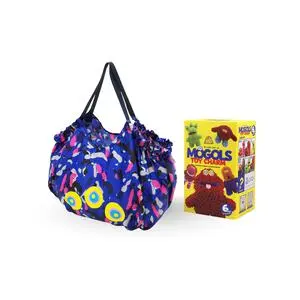 KAPTURE Mogols Art Foldable Eco Tote Bag - Blue