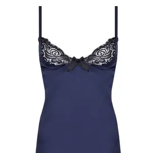 EMMA HARRIS Signature Navy Slip - Blue