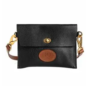 N'DAMUS LONDON Mini Hyde Leather Crossbody Bag - Black