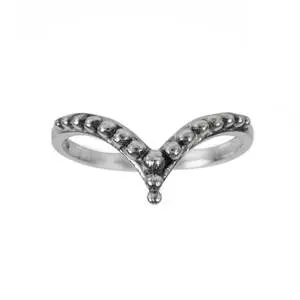 CHARLOTTE'S WEB JEWELLERY Raja Stacking Ring - Silver