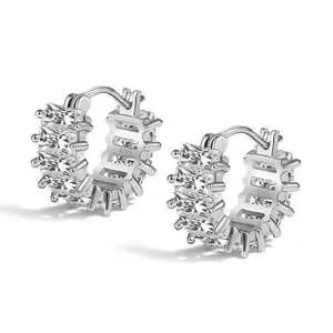 VIVIANA HALIL The Gigi Sterling Huggie Earrings - Silver