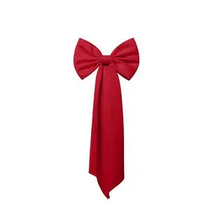 TIA DORRAINE Statement Bow Belt - Red