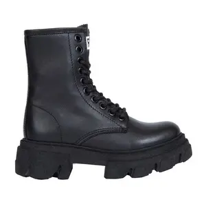 URBNKICKS Leather Combat Boots
