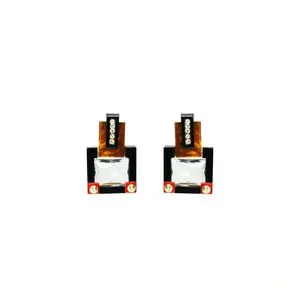 GISSA BICALHO Rectangular Acrylic Stone Dangle Earrings Brown