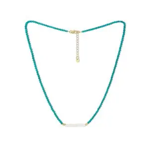 PEARLS OF THE ORIENT ONLINE Nova Fine Turquoise And Cultured Pearl Necklace - Blue