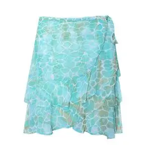 SOPHIA ALEXIA Tahiti Wrap Skirt - Green