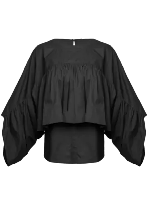 HELENE GALWAS Faride Blouse - Black