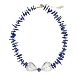 FARRA Kyanite And Quartz Necklace - Blue