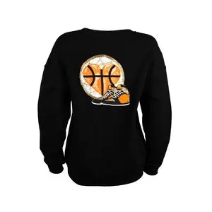 LAINES LONDON Embellished Basketball Love Sweatshirt