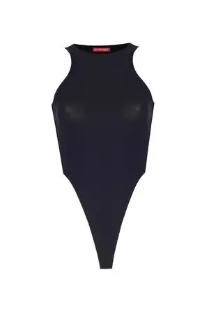 NO'DESIGN Back Cut-out Navy Bodysuit