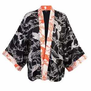 Women's Black Kimono Cardigans