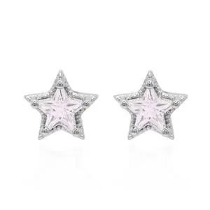 LUNA CHARLES Brooke Star Stud Earrings - Silver