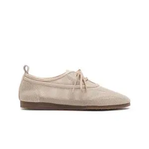 NAGUISA Neutrals Carmen Oxford Shoes - Black