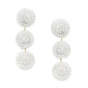 PAT’S JEWELRY Pompom Clip-on Earrings
