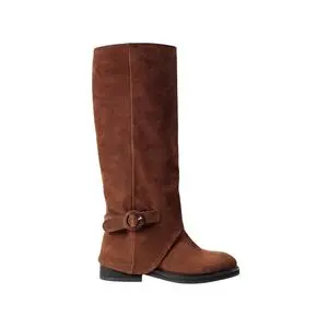 BLANKENS Michelle Suede Boots - Brown