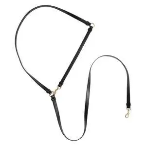ALECOO Classy Adjustable Dog Leash Black