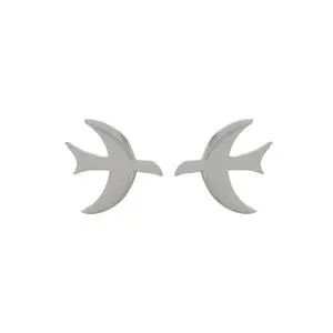 Zoë & Morgan Moonbird Stud Earrings - Silver