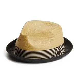 DASMARCA HATS Otis Straw Trilby - Yellow