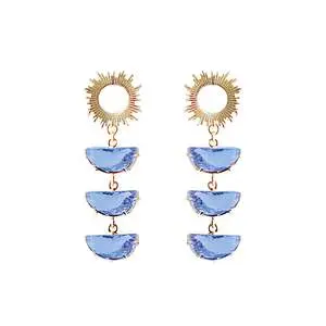 ADRIANA PAPPAS DESIGNS Spring Supernova Stud Earrings - Yellow