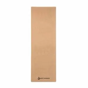 SHAKTI WARRIOR Cork Yoga Mat Aum - Brown
