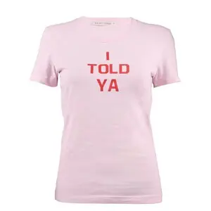 LOVE AND NOSTALGIA Margot 'i Told Ya' Tee - Pink