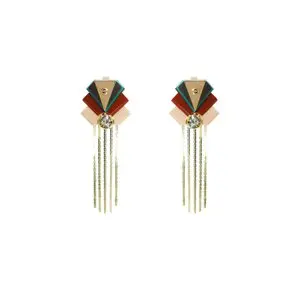 GISSA BICALHO Empire Pendant Earrings - Yellow